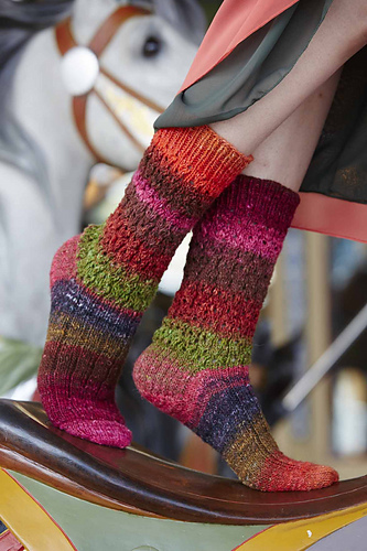 Ravelry: Lace and Rib Socks pattern by Barb Brown