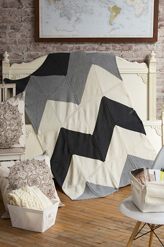 Ravelry: #35 Knit Blocks Afghan pattern by Pat Olski