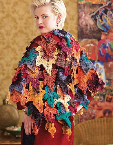 Ravelry: Autumn Leaves Shawl pattern by Anna Stoklosa
