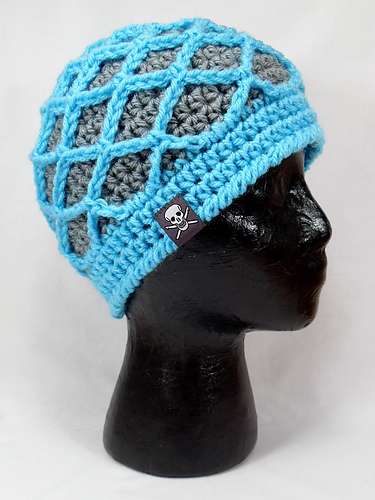 Ravelry: Fishnet Beanie pattern by Liz McQueen