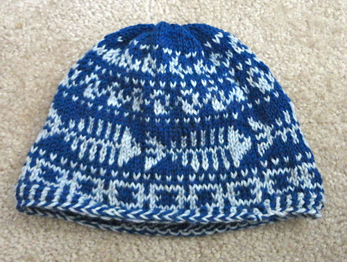 Ravelry: Fishbones Skull Cap pattern by Lisa McFetridge