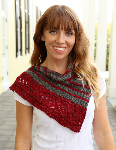 Ravelry: 3049 Lace Edge Fichu & Shawl pattern by Plymouth Yarn Design ...