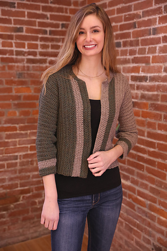 Ravelry: 3342 2 Color Jacket pattern by Sue Hilger