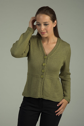 Ravelry: 1921 Back Panel Seed Cardigan pattern by Plymouth Yarn Design ...