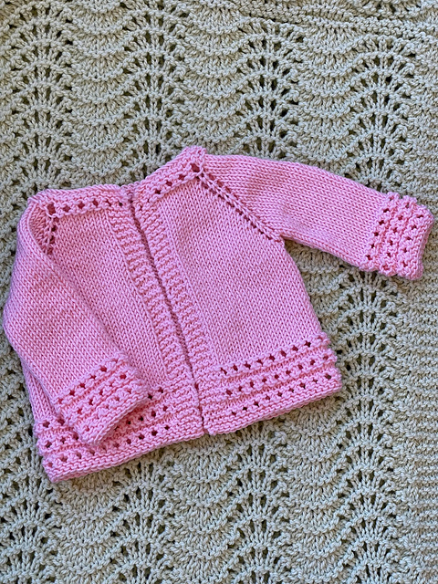 Ravelry: B126 Top Down Baby Jackets pattern by JoAnne Turcotte