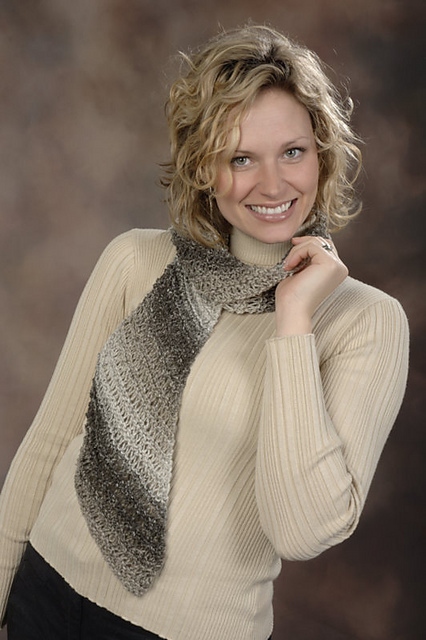 Ravelry: Diagonal Scarf pattern by Plymouth Yarn Design Studio