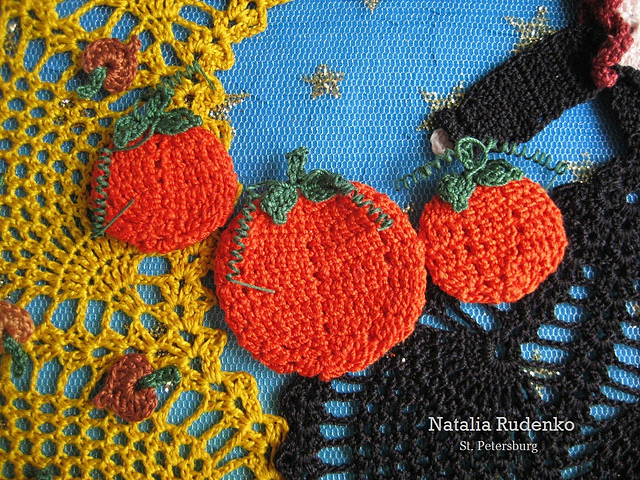 Ravelry: Podarok's Салфетка "Полнолуние"