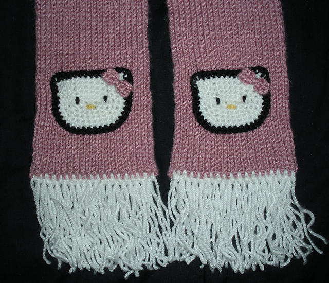 Ravelry: Hello Kitty Scarf pattern by Bianca Neve
