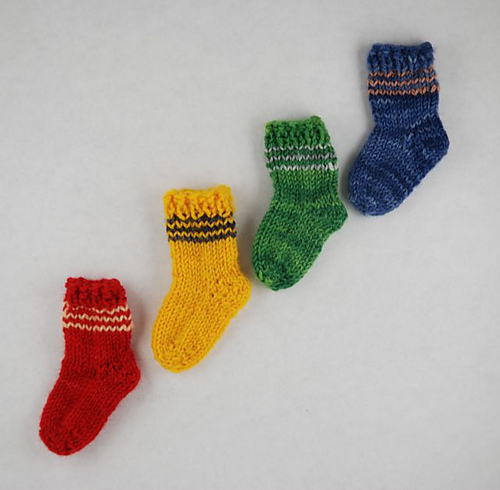 Ravelry: Toe Up Magic Loop Wee Tiny Sock Swap Sock pattern by Sean Higgins