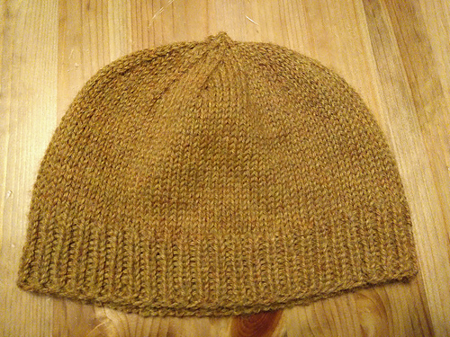 Ravelry: Simply Grey // Gauge-Swatch-Hat pattern by Poppy Bumbleroot