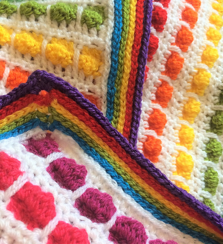 Ravelry: Painted Pebbles Blanket pattern by Caroline Warren