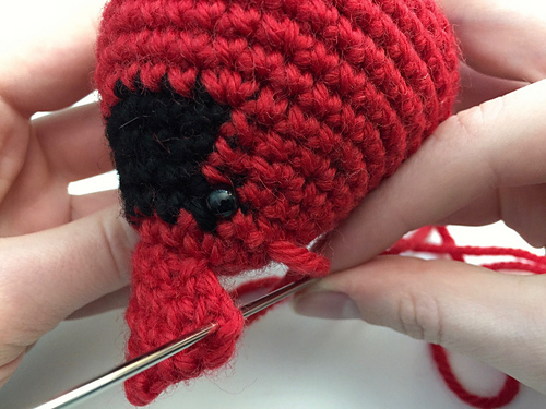 Ravelry: Amigurumi Northern Cardinal pattern by Brenna Eaves