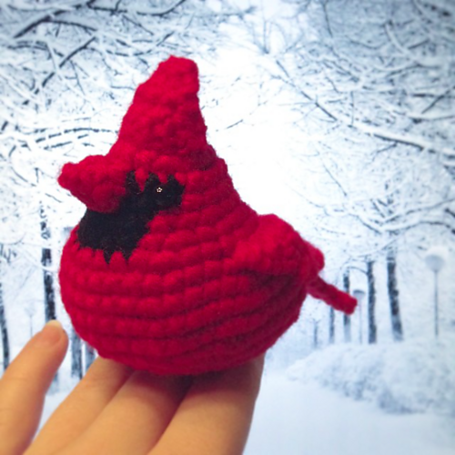 Ravelry: Amigurumi Northern Cardinal pattern by Brenna Eaves