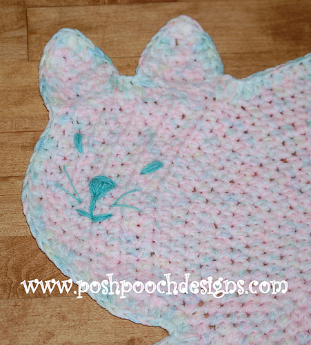 Ravelry: Kitty Cat Mat pattern by Sara Sach
