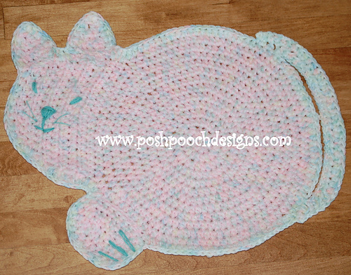 Ravelry: Kitty Cat Mat pattern by Sara Sach
