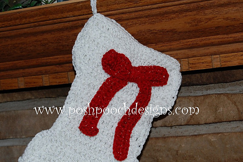 Ravelry: Dog Bone Christmas Stocking pattern by Sara Sach