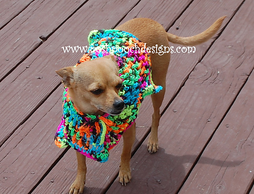 Ravelry: Dog Poncho - Summertime Dog Poncho pattern by Sara Sach