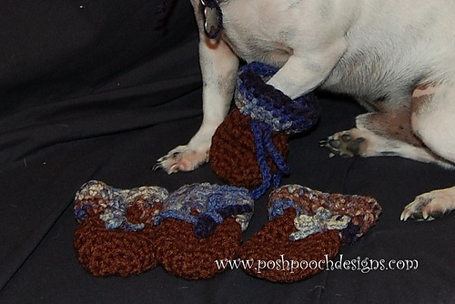 Ravelry: Dog Booties - Booties For Small Dogs pattern by Sara Sach