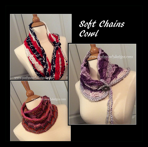 Ravelry: Soft Chains Cowl pattern by Sara Sach
