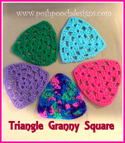 Ravelry: Triangle Granny Square pattern by Sara Sach
