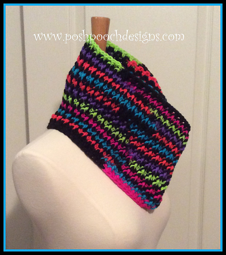 Ravelry: Easy Front Post Cowl pattern by Sara Sach