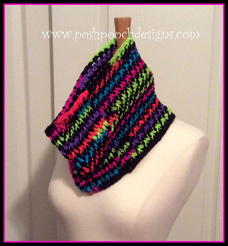 Ravelry: Easy Front Post Cowl pattern by Sara Sach