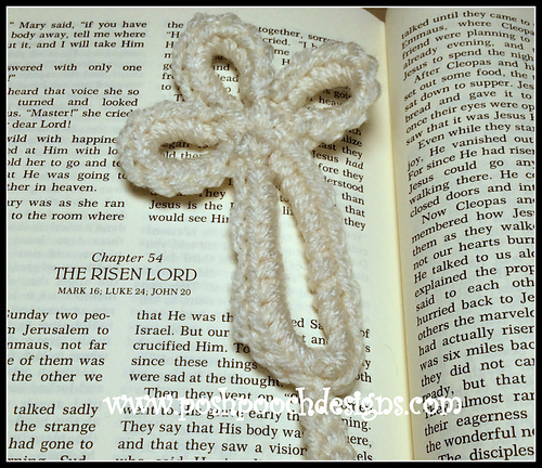 Ravelry: A Simple Cross Bookmark pattern by Sara Sach