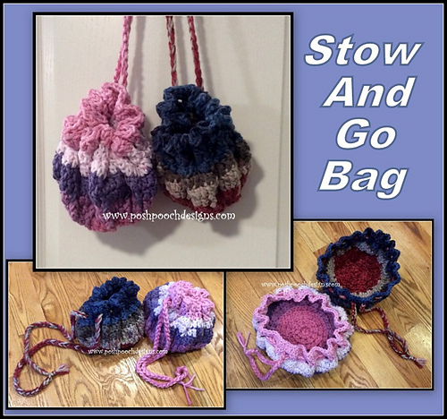 Ravelry: Stow And Go Bag pattern by Sara Sach