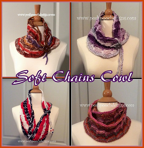 Ravelry: Soft Chains Cowl pattern by Sara Sach
