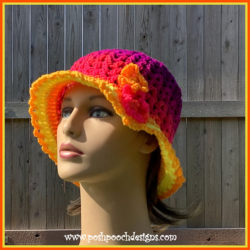 Ravelry: Pool Side Bucket Hat pattern by Sara Sach