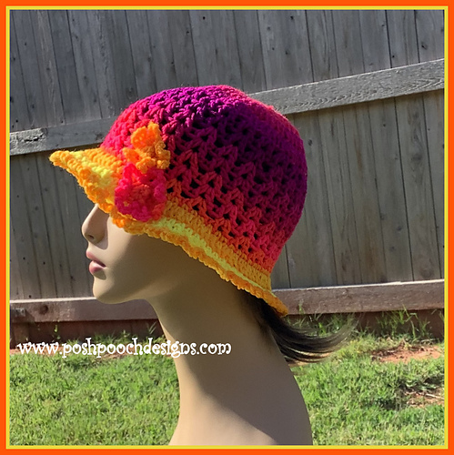 Ravelry: Pool Side Bucket Hat pattern by Sara Sach