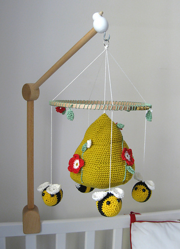 Ravelry: Bumble Bee Mobile pattern by Jane Bibby