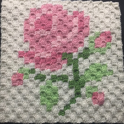 Ravelry: Roses C2C blanket pattern by Liliya Pervushina
