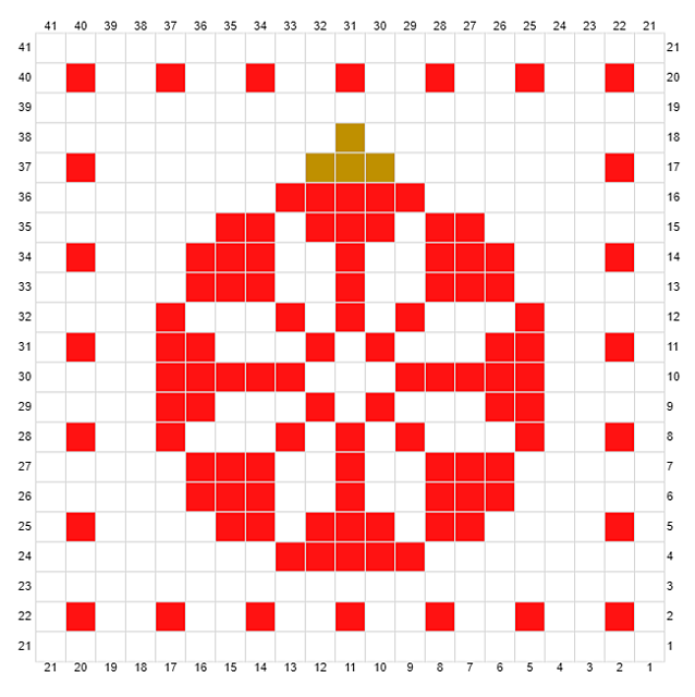 Ravelry: C2C coaster Nordic star ball. pattern by Liliya Pervushina