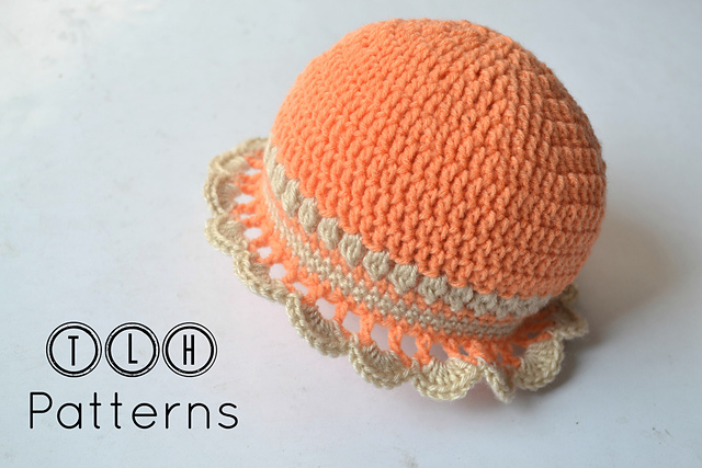 Ravelry: Baby girl flapper hat pattern by TLH Patterns