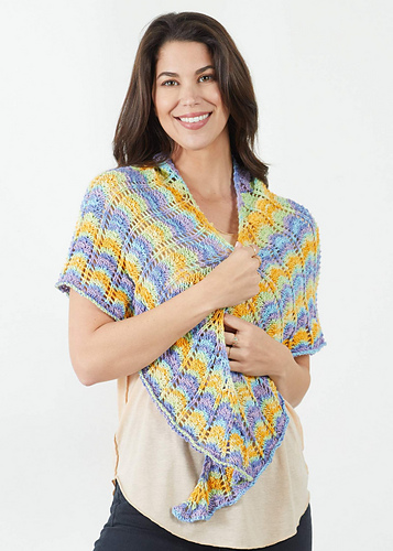 Ravelry: Razor Shell Shawlette pattern by Premier Yarns Design Team