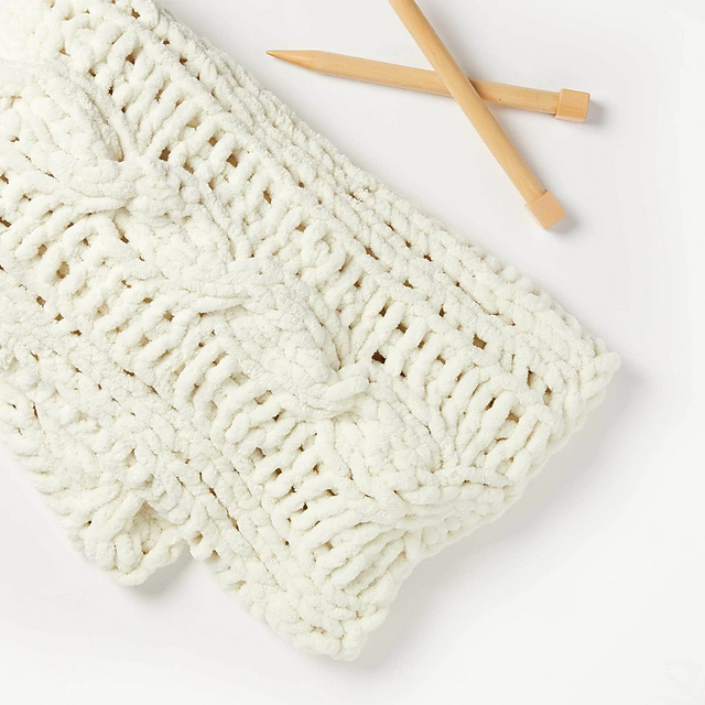 Ravelry: Jumbo Cable Throw pattern by Premier Yarns Design Team