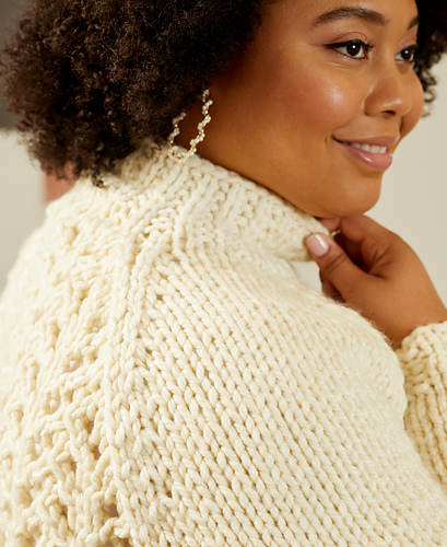 Ravelry: Raglan Lace Pullover pattern by Amy Gunderson