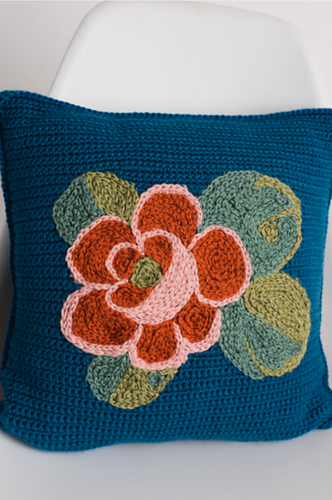Ravelry: Wild Rose Pillow pattern by Susan E. Kennedy