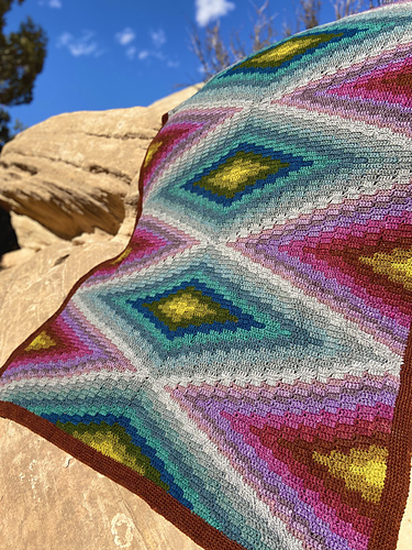 Ravelry: Modern Bohemian Blanket pattern by Susan E. Kennedy