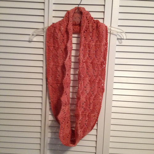 Ravelry: Lacey Arches Infinity Scarf pattern by Tina Keenan