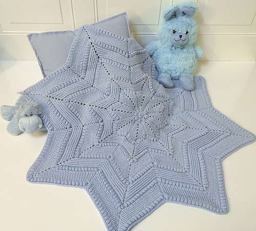 Ravelry: Lourdes Baby Blanket pattern by Priscilla Hewitt