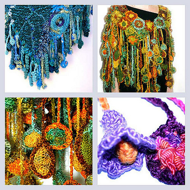 Ravelry: Flamboyant Fringes pattern by Prudence Mapstone