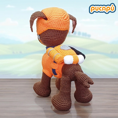 Ravelry: Zuma Paw Patrol pattern by Pucapu Amigurumis