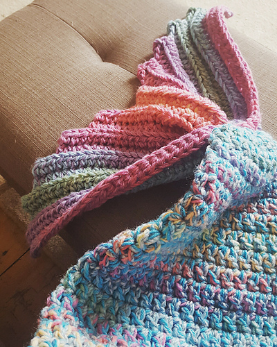 Ravelry: Mermaid Tail Blanket pattern by Hooked by Robin
