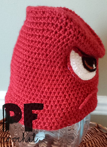 Ravelry: Inside Out Anger Character Hat - Adult Size pattern by Nicole ...