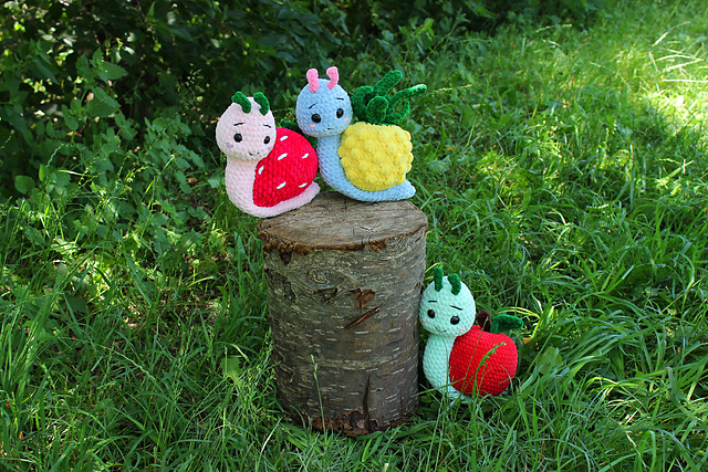 Ravelry: Fruit Snail toy pattern by Ekaterina Sidorova