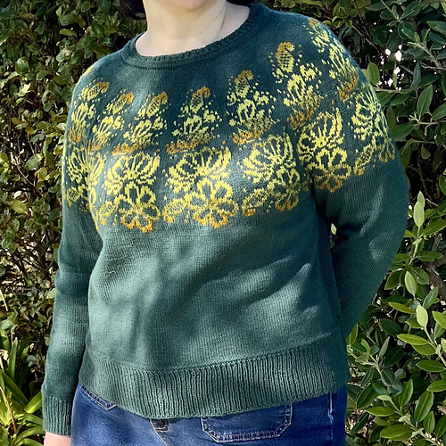 Ravelry: Windflower Sweater pattern by Zanete Knits