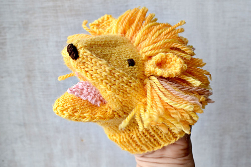 Ravelry: lion hand puppet pattern by Anne Mende