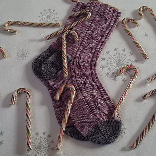 Ravelry: Candy Cane Socks pattern by Ellie Jones